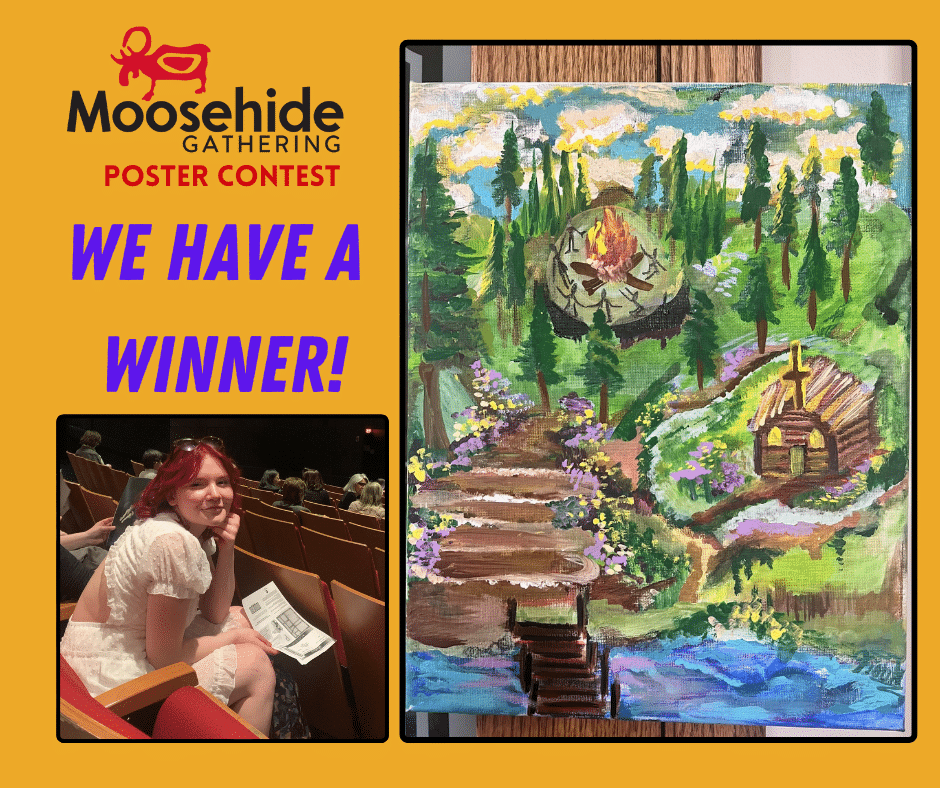 Moosehide Gathering Poster Contest Winner - Tr'ondëk Hwëch'in Government